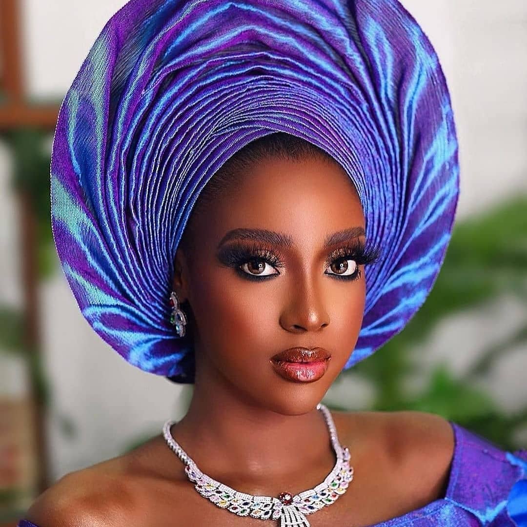 Beautiful Makeup and Gele Ideas for Nigerian bridal excellence ...