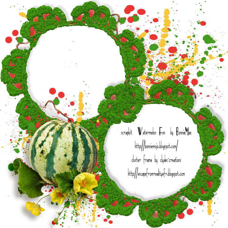 Escape From Reality Blog: FTU 'Bonnie Mac's Watermelon Fun' Cluster ...