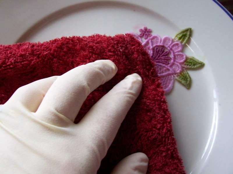 Delightfully Crazy: Hand Dying Lace/Motifs, Ribbons and Threads Tutorial