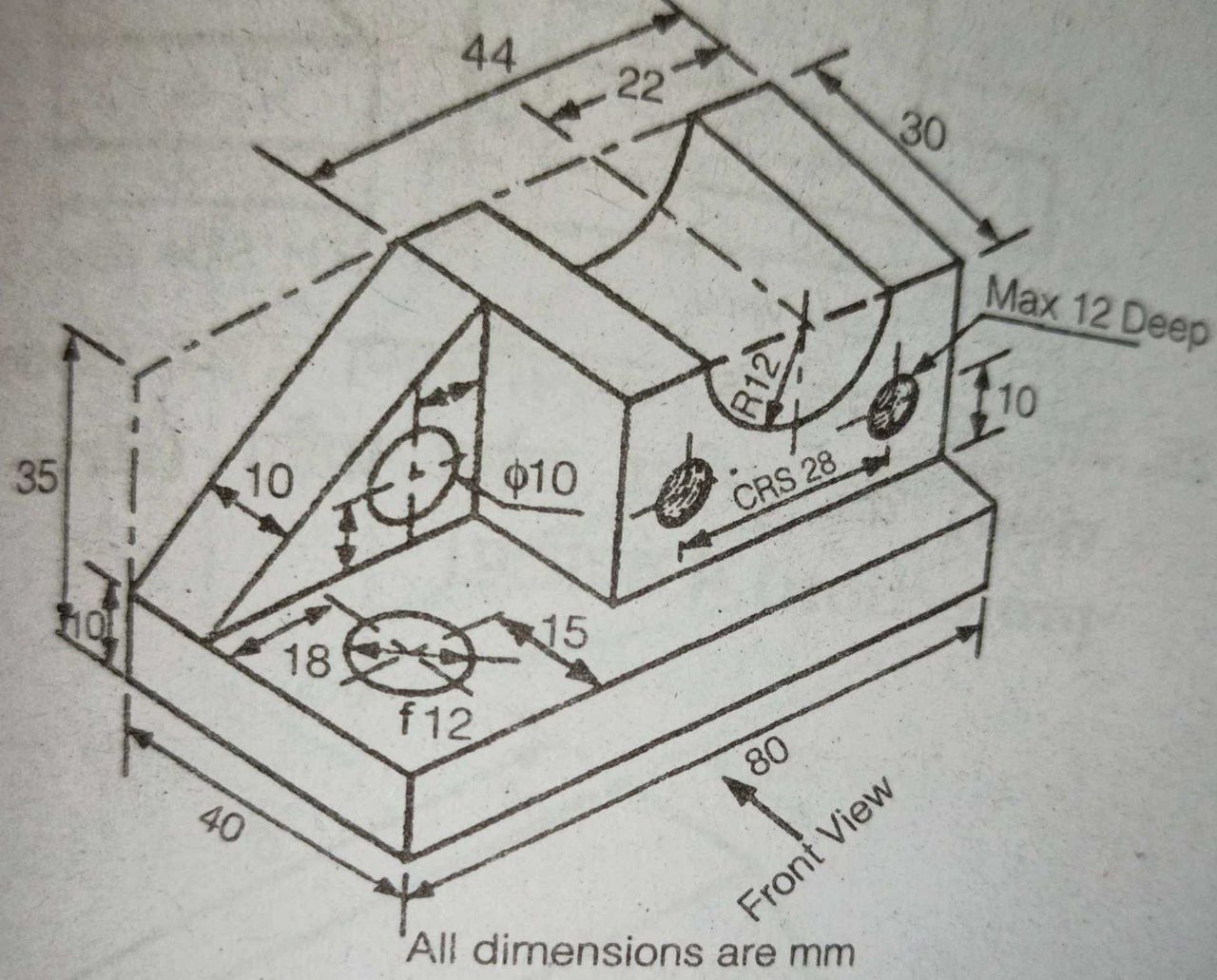 Engineering Drawing Question For All Trade [**NCVT] [**SCVT]