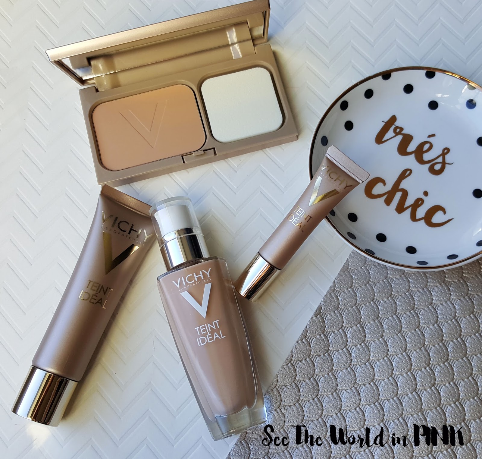 Vichy Teint Ideal Makeup - Swatches and Reviews! | See the World in PINK