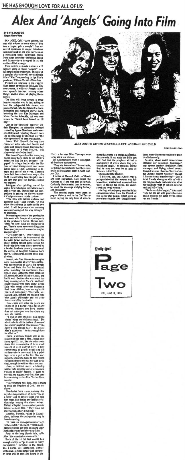 TEMPLE OF SCHLOCK: Movie Ad of the Week: ALEX JOSEPH AND HIS WIVES (1977)