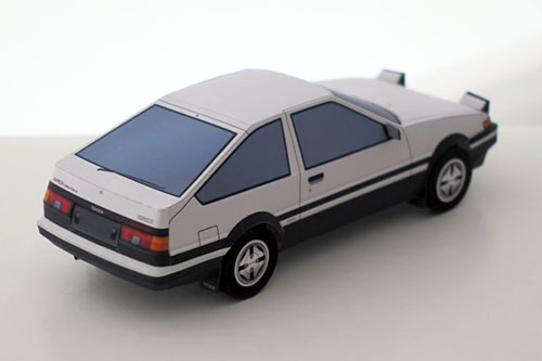 Toyota Sprinter Trueno (AE86) Paper Model | Paperized Crafts