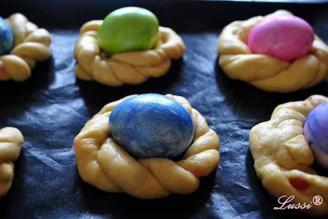 Lussi`s World of Artcraft: Козуначени гнезда / Easter Bird's Nest Bread ...