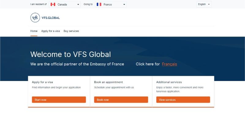 Visa.vfsglobal.com Login