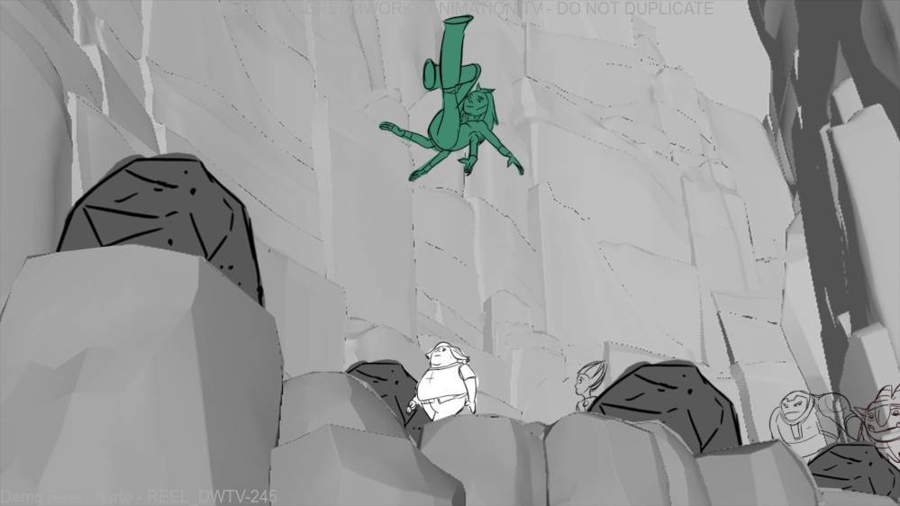 Frank Forte Animation Portfolio: 3 Below Storyboard Seq. 5