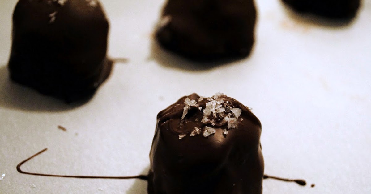 Hand-Dipped Sea Salt Truffles #FoodieReads