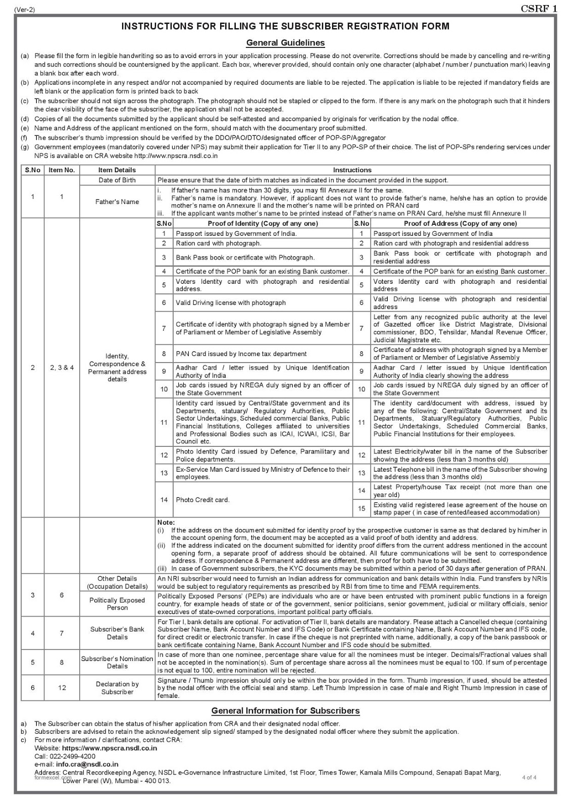 Forms19: CPF nu Form