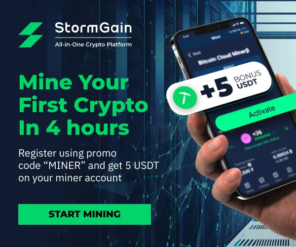 StormGain, Aplikasi Cloud Mining Lewat Hape