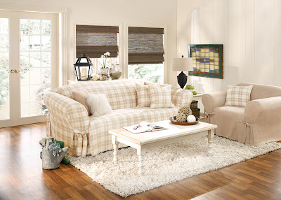 Sure Fit Slipcovers: Dive into Fall with some cozy plaids...