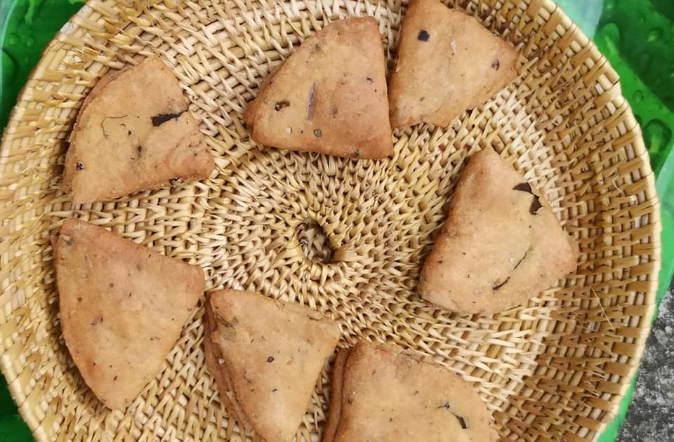 Airfryer Samosa Mathri with whole wheat flour [Odia Nimki Recipe Baked ...