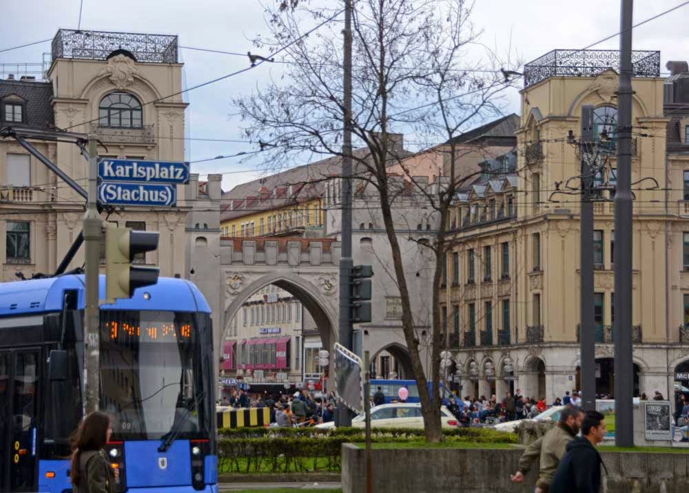 München Sightseeing mit Tram Linie 19