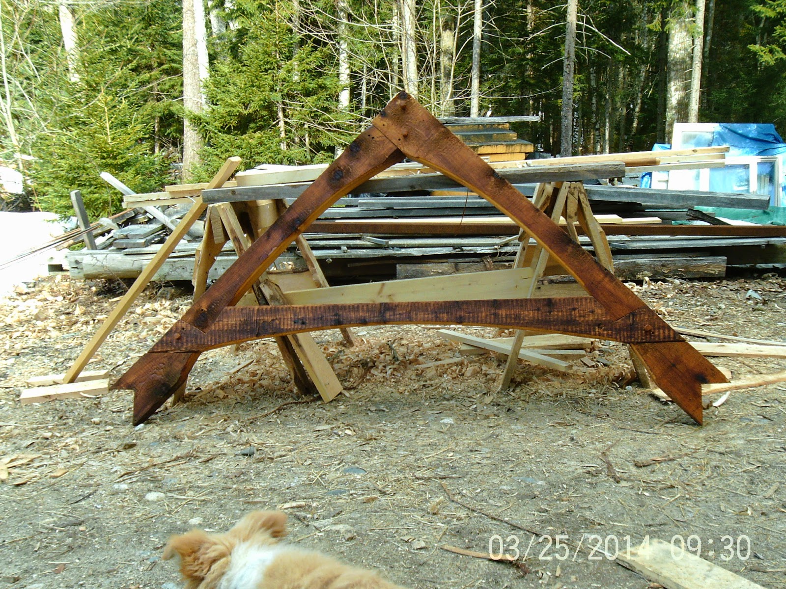 Stone Soup Tiny House Blog: Making the Trusses