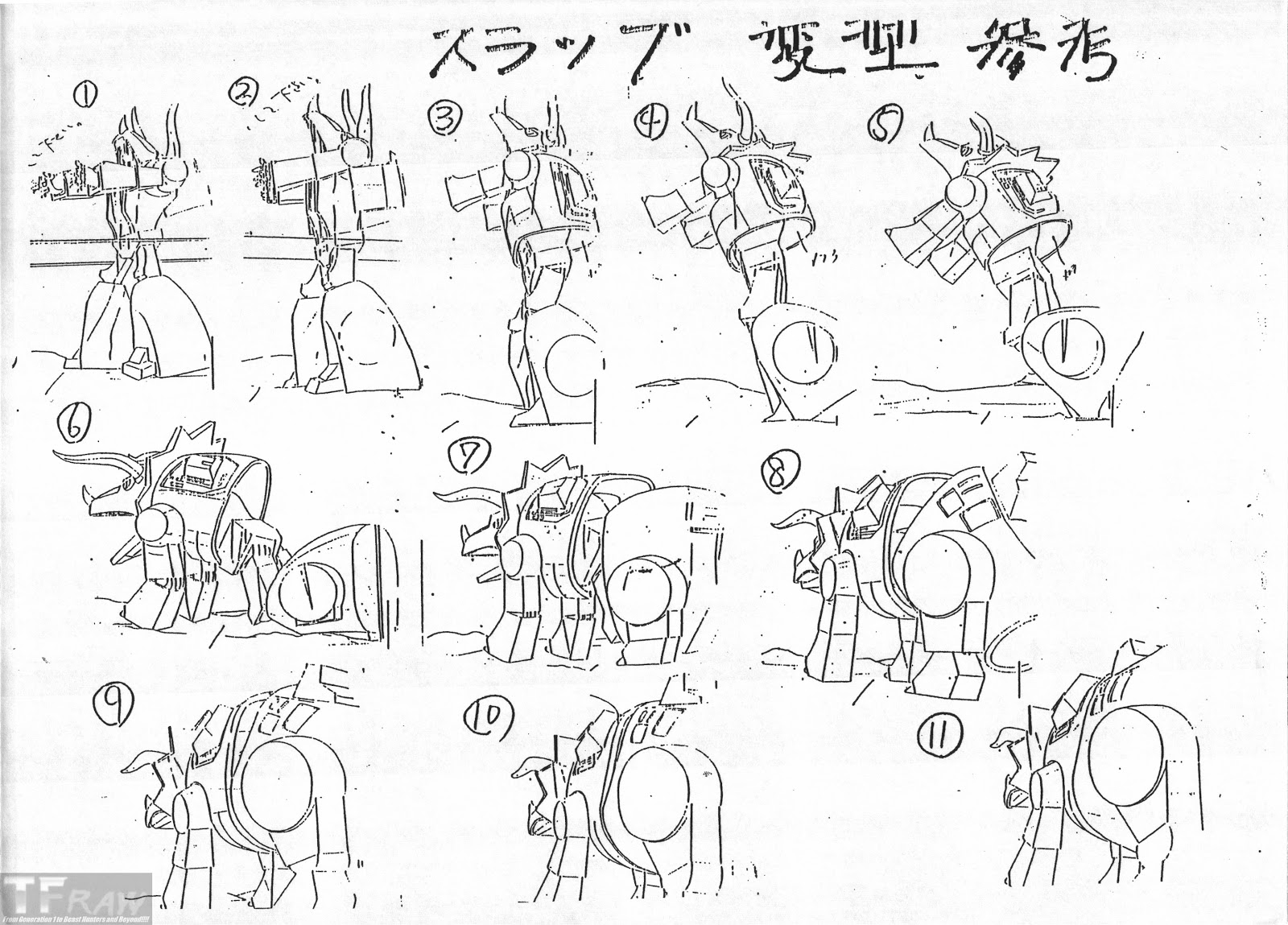 Transformers G1 Model Sheets 2