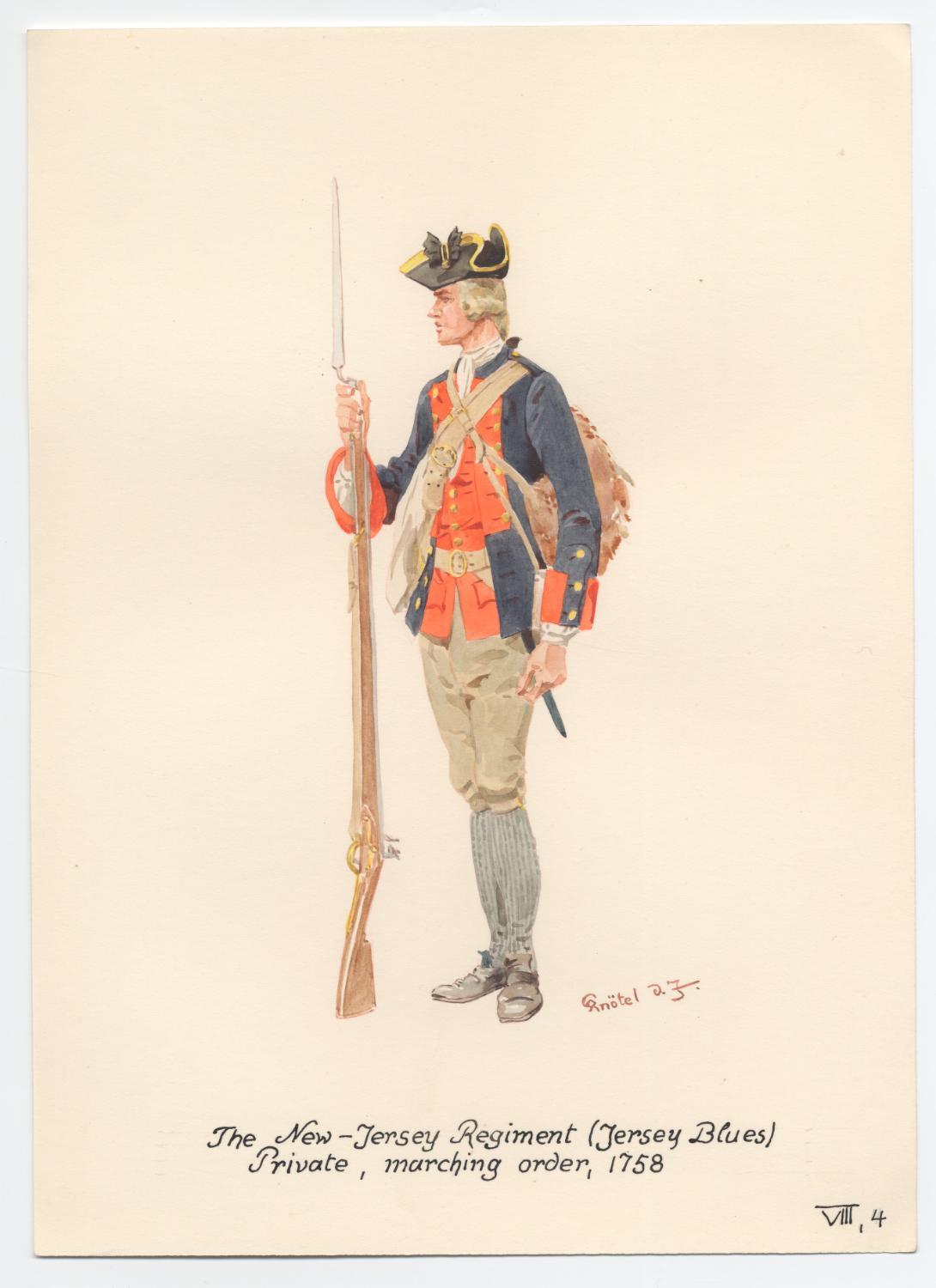 Flintlock and tomahawk: Herbert Knötel's colonial troops