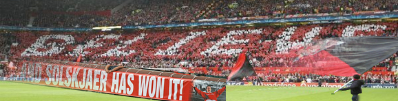 Amazing Fans Creates Believe Banner for Manchester United