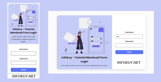 Cara Membuat Form Login Menarik Dengan HTML & CSS - Infokuy