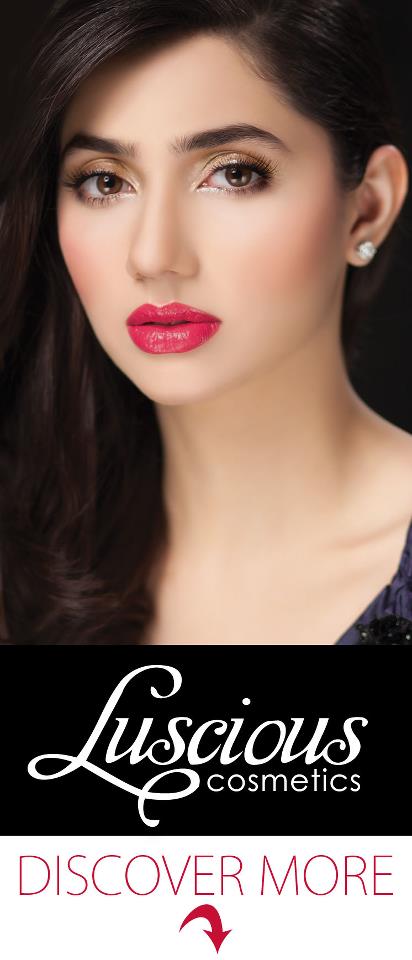 GET by U: Mahira Khan - the new face of Luscious Cosmetic