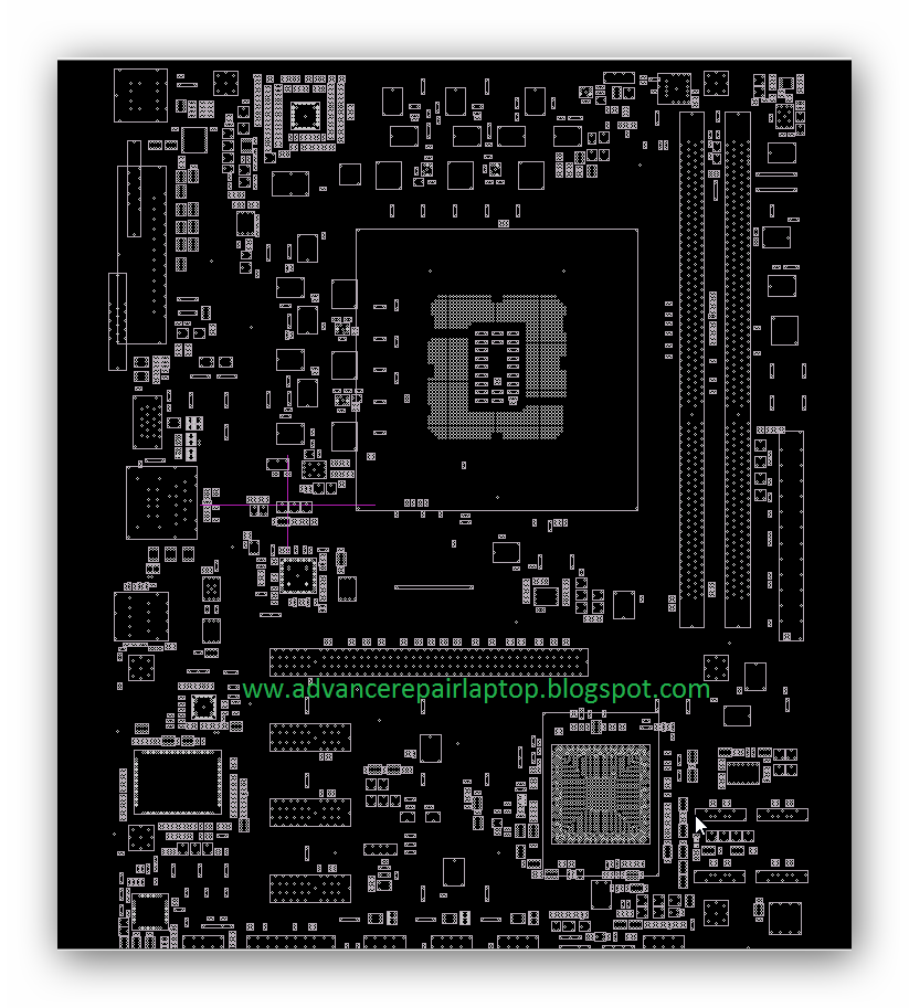 Board View ASUS P8H61-M LX REV 1.0 - Máy tính bộ giá rẻ