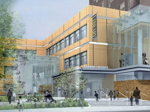 Queens Crap: New Elmhurst Library opens - finally!