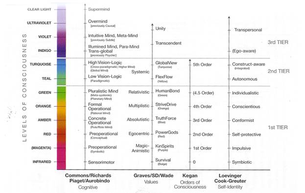 Resumos de Livros: Teoria Integral (Ken Wilber) - Parte IV (NÍVEIS)