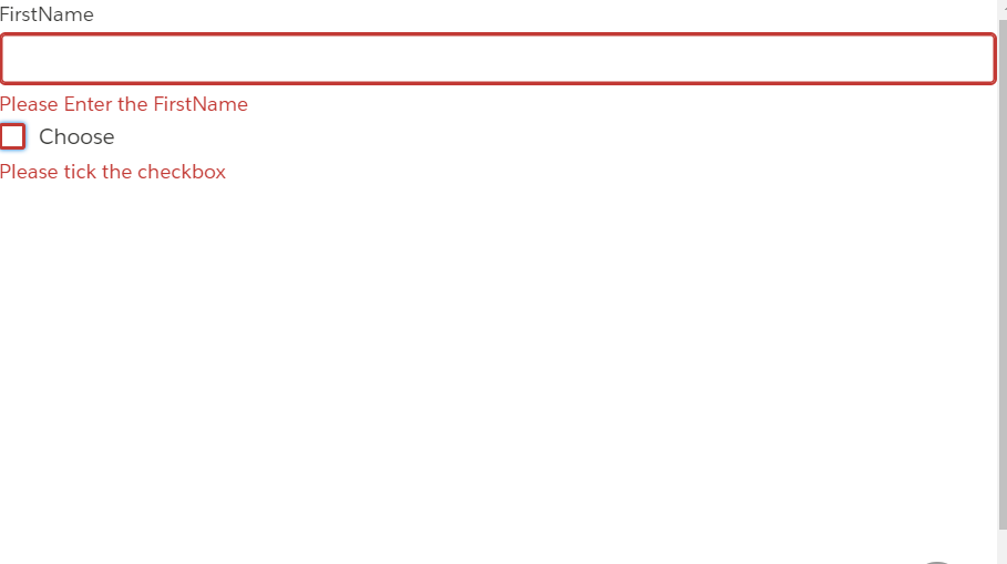 Custom validation in Lightning web component Custom validation in Lightning web component