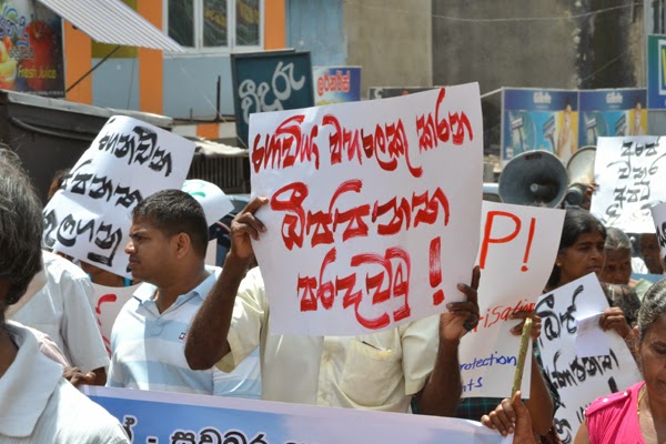 .: Stop Proposed Seed Act! Farmers protest in Eppawala.