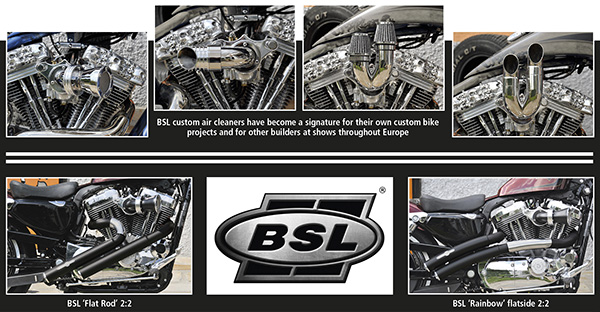 American Motorcycle Design: BSL exhausts