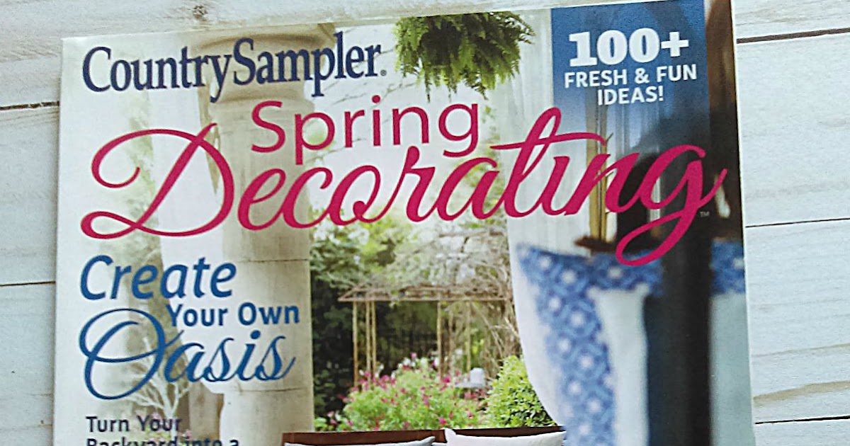 Country Sampler Spring Decorating Giveaway | My Thrift Store Addiction