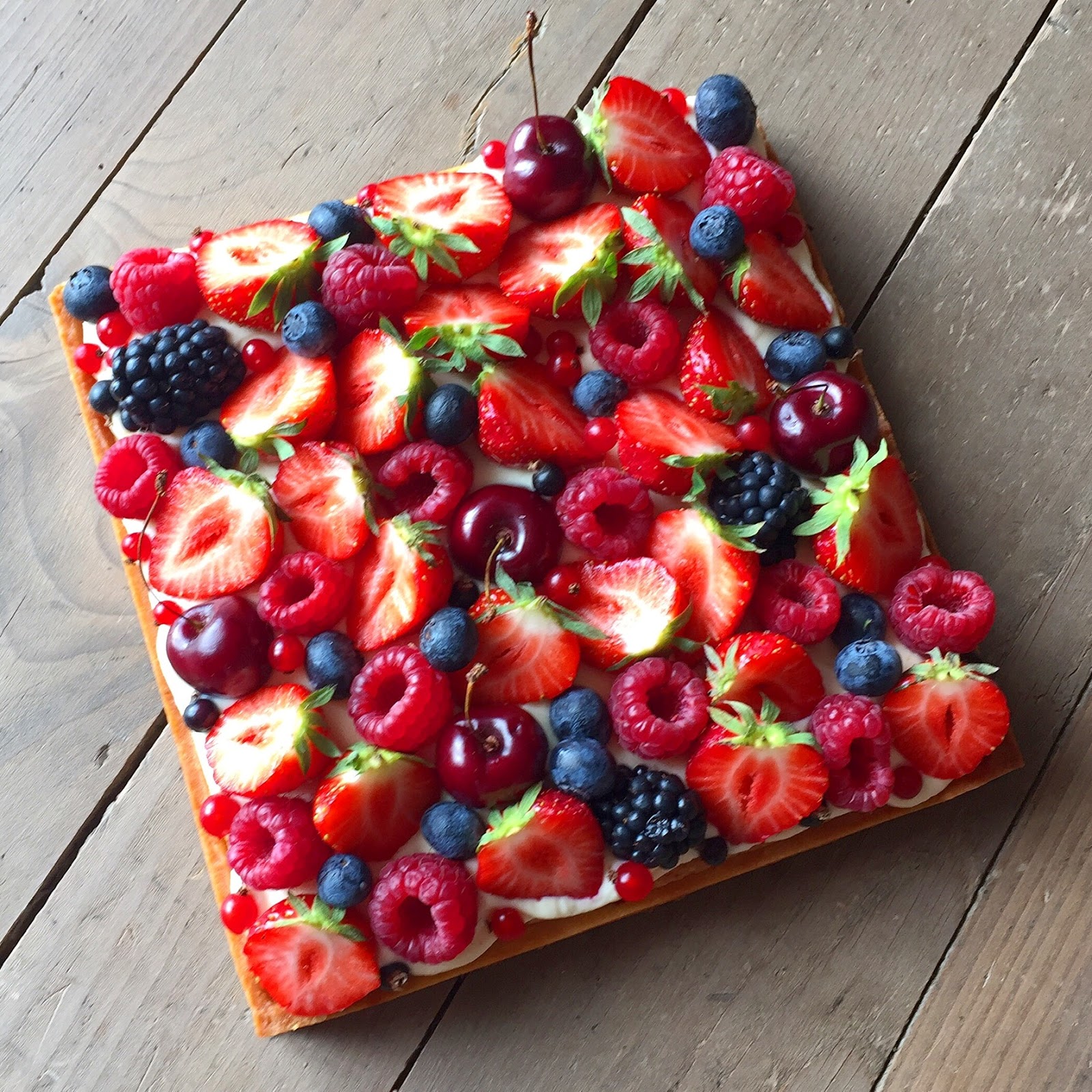 J'en reste baba: Tarte aux fruits rouges et verveine citronnée