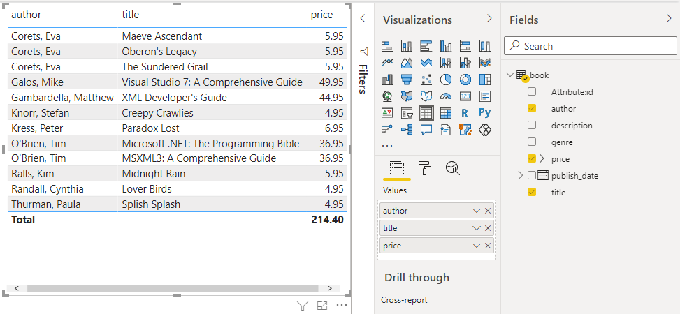 Create Report from XML source in Power BI