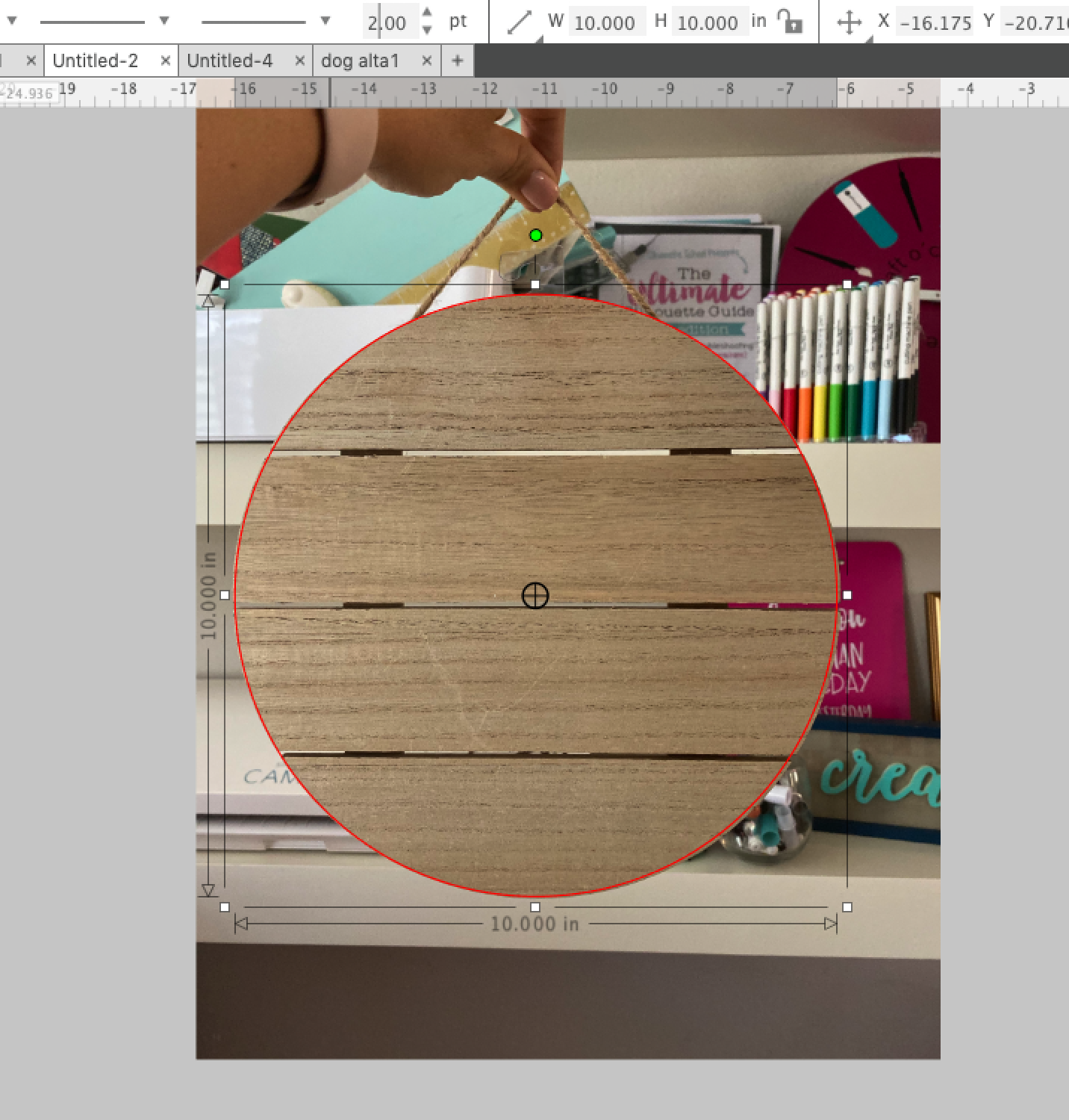 How to Design for Wood Signs with Slats in Silhouette Studio ...