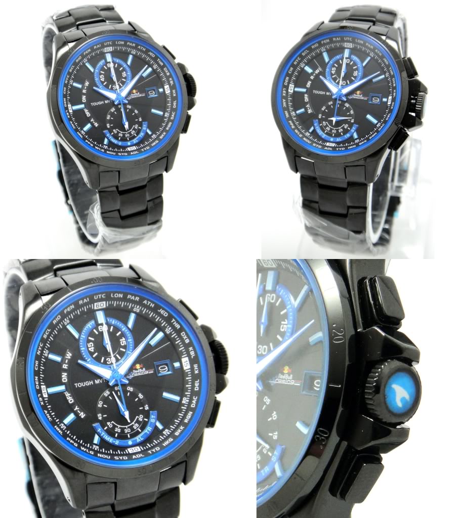 WatchAlide: CASIO EDIFICE F1 RACING CHRONOGRAPH OCEANUS T1000 REDBULL ...