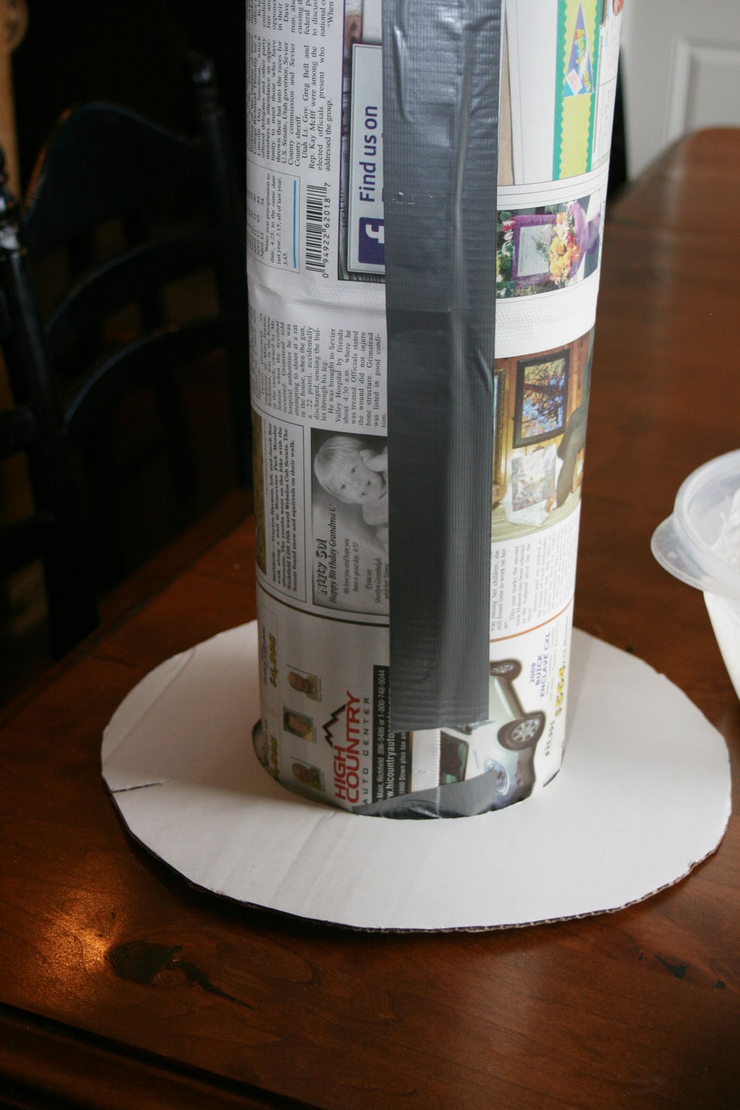 You're Too Crafty: Paper Mache Witches Hat