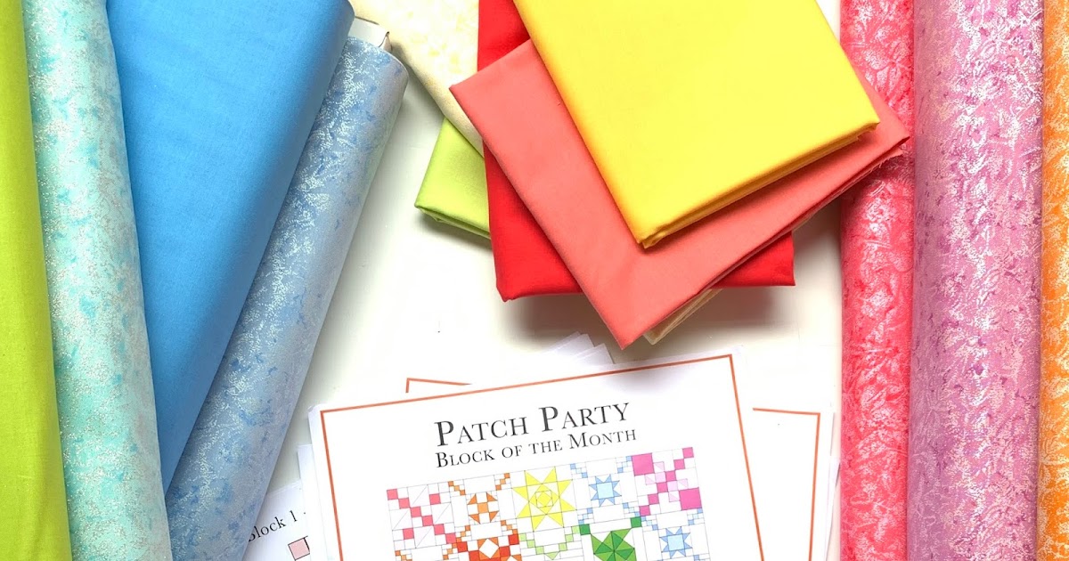 making it fun: Join The Patch Party Block of The Month!