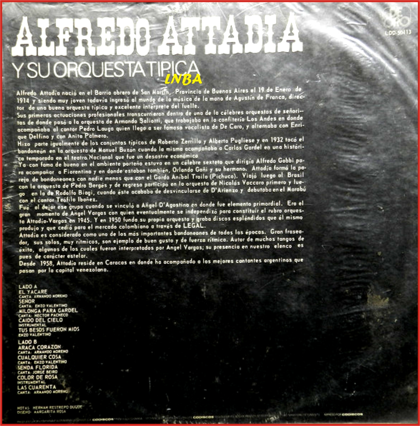 La nova Botica del Aleman.: Tango - Alfredo Attadia y su cantores ...