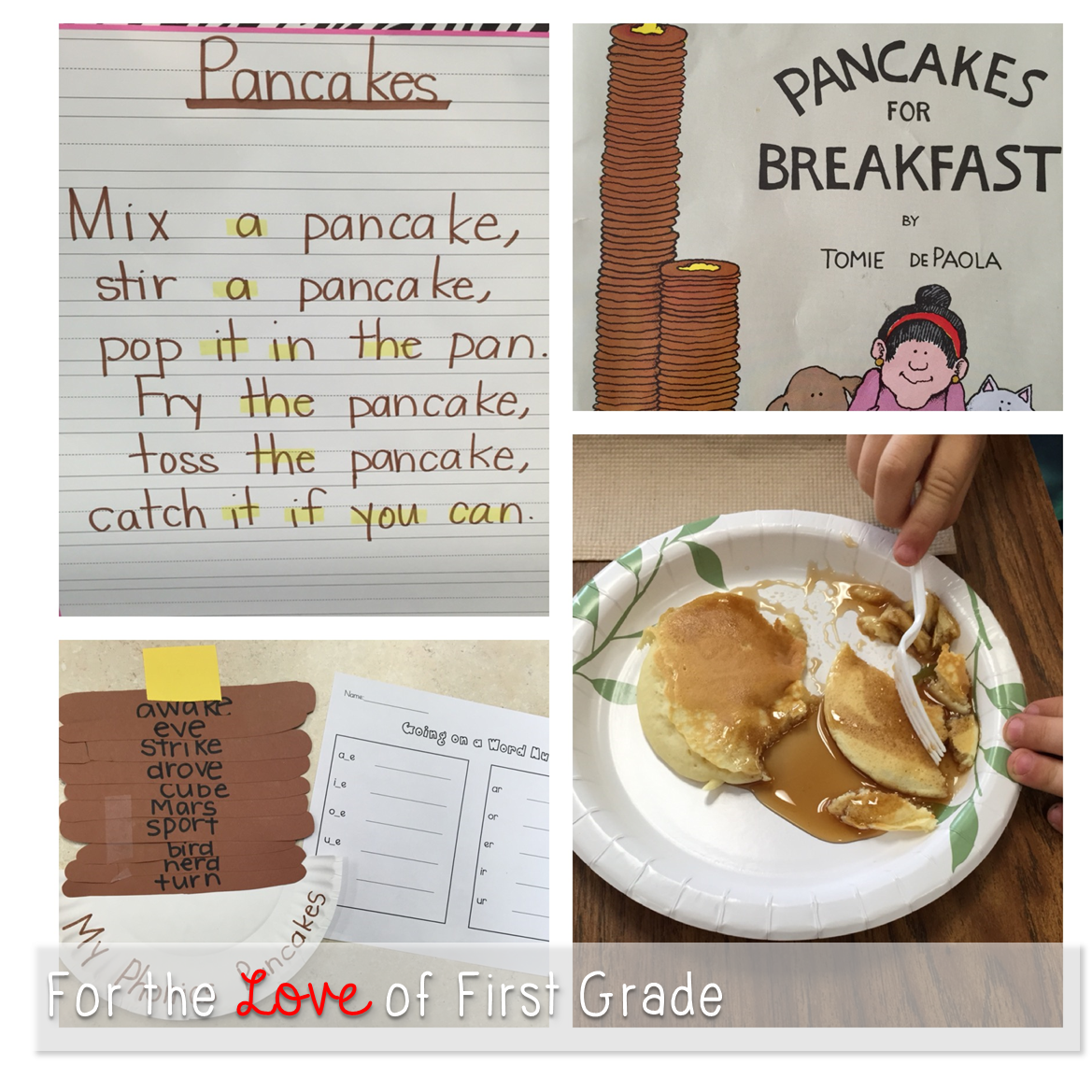 For the Love of First Grade: Inferencing, Phonics and Pancakes....YES ...