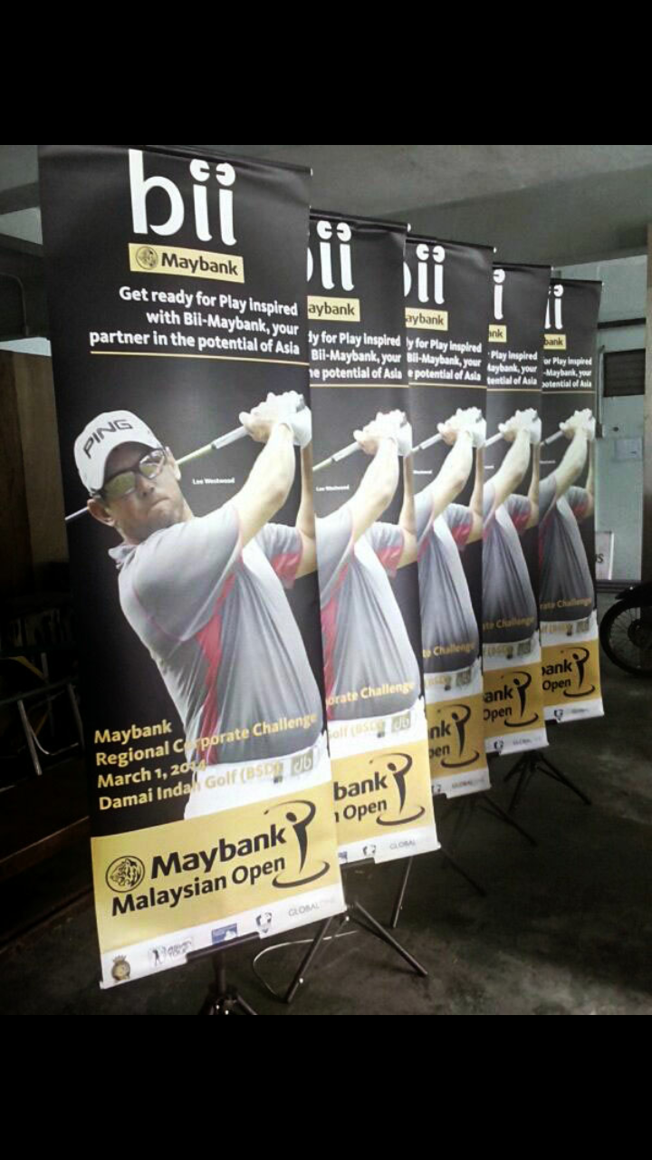Multi Printing Menyediakan Alat - Alat Promosi : Standing Banner Murah