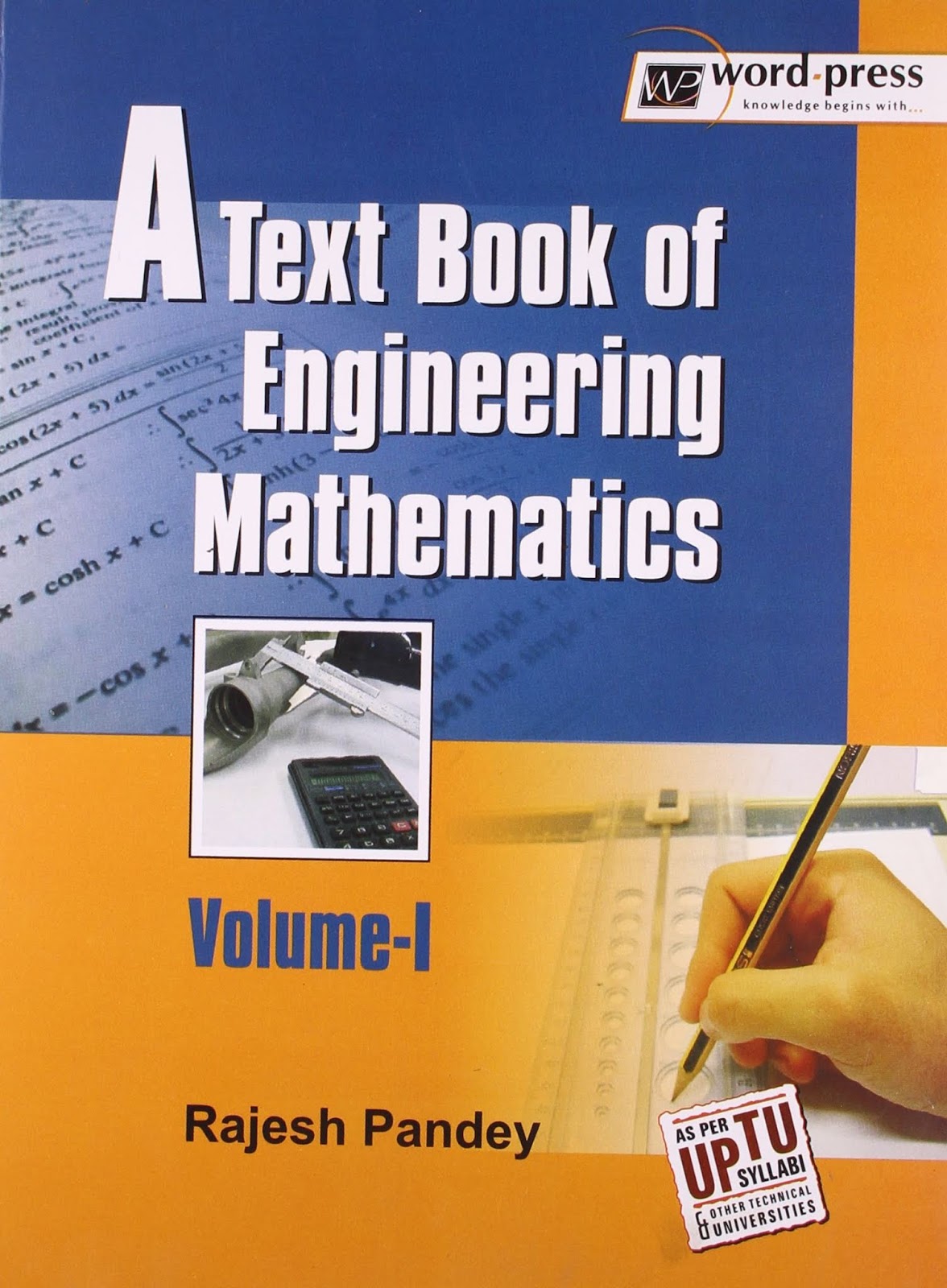 [PDF] A Textbook of Engineering Mathematics Volume-I By Rajesh Pandey