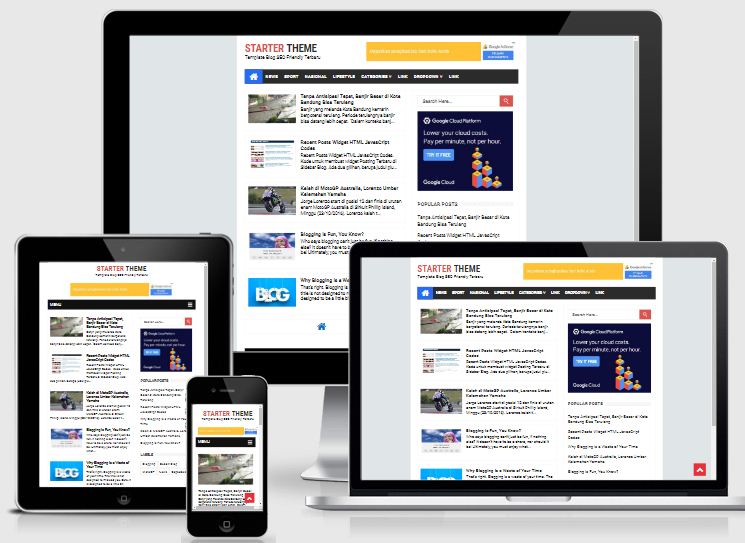Download Template Blog SEO Friendly Terbaik > Contoh Blog