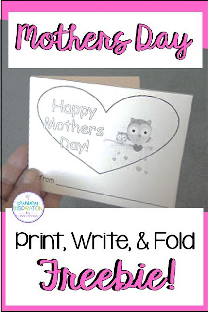 Primary Inspiration: Mothers Day Mini-Book Freebie