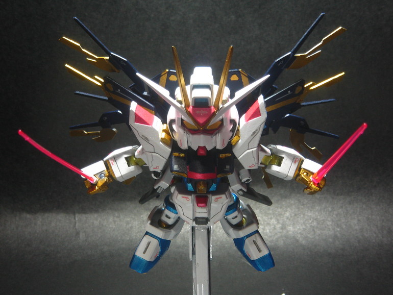 SD Strike Freedom Gundam with METEOR unit customized build - Gundam ...