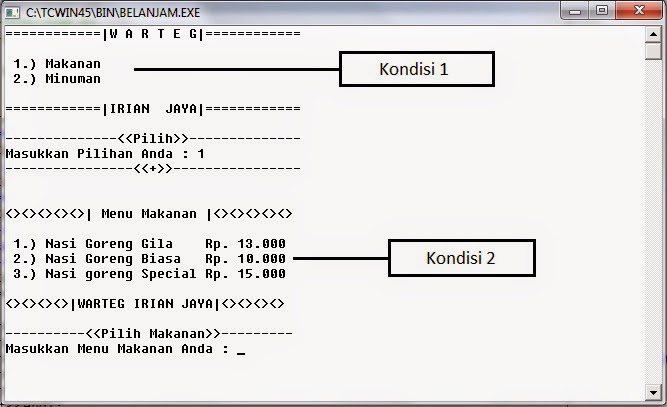 Membuat Program dengan Metode IF-ELSE dan SWITCH CASE | // Catatan Ryan