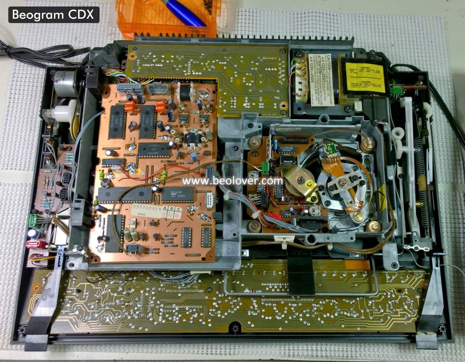 beolover: BeoGram CD X: Restoring the door motor