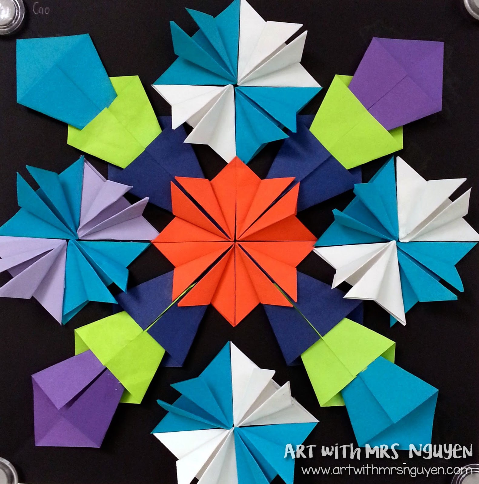 Radial Paper Relief Sculptures Part II (5th) | Art with Mrs. Nguyen