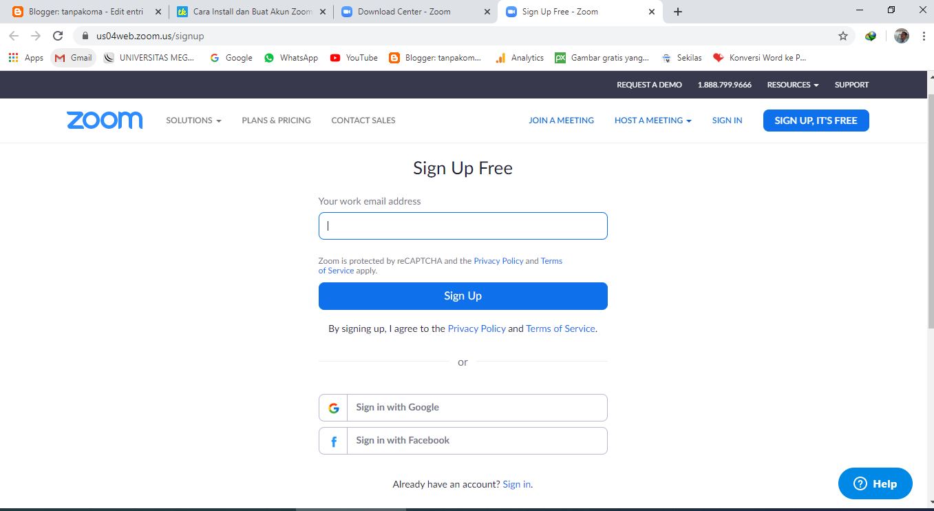 Cara Install dan Buat Akun Zoom Cloud Meeting: Mengajar atau Meeting ...