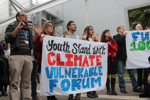 On Tuesday the United States youth group SustainUS organised a show of ...