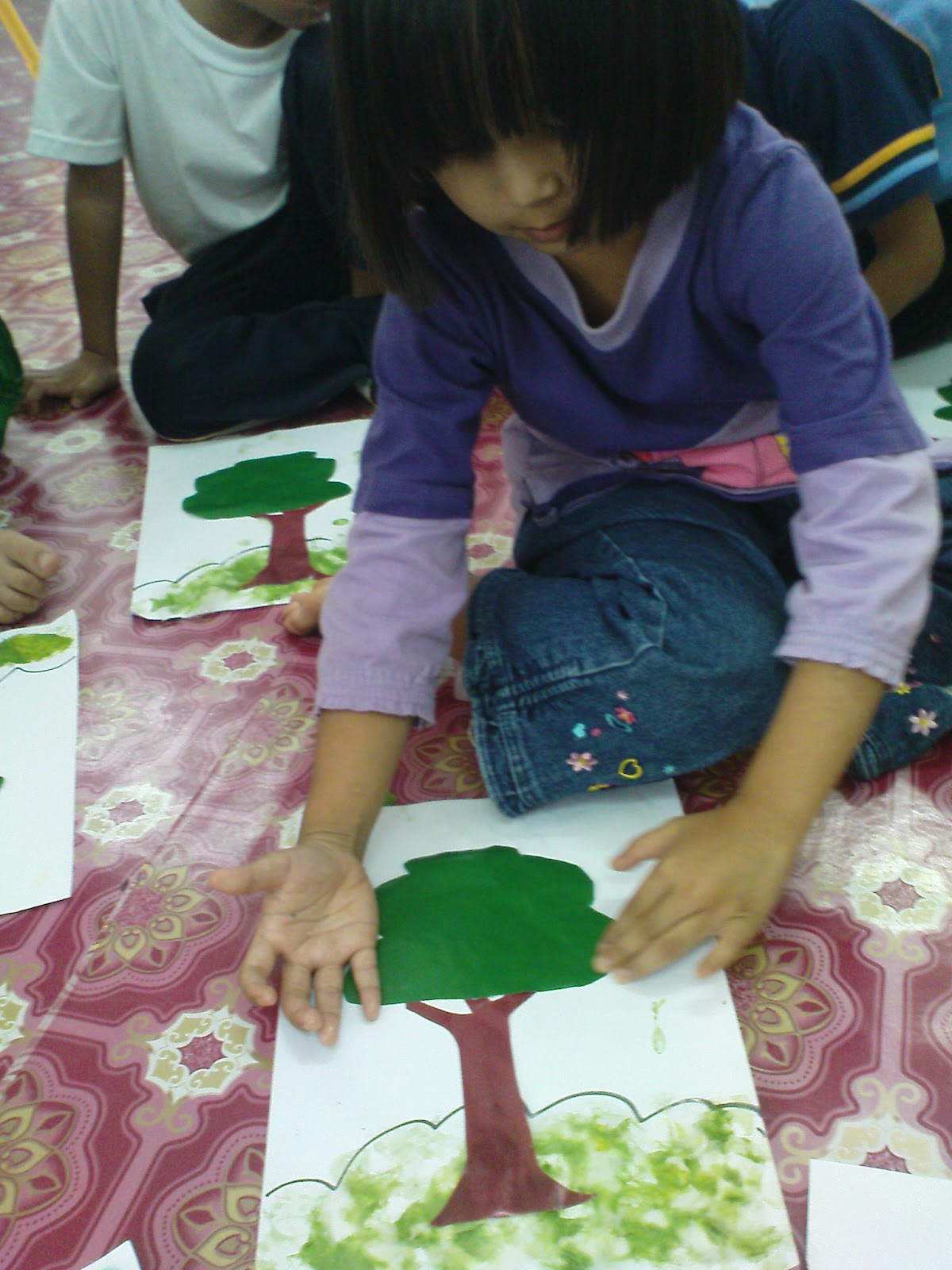 craft and children arts: KOLAJ POKOK