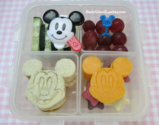 Bento School Lunches : Bento Lunch: Mickey Mouse bento