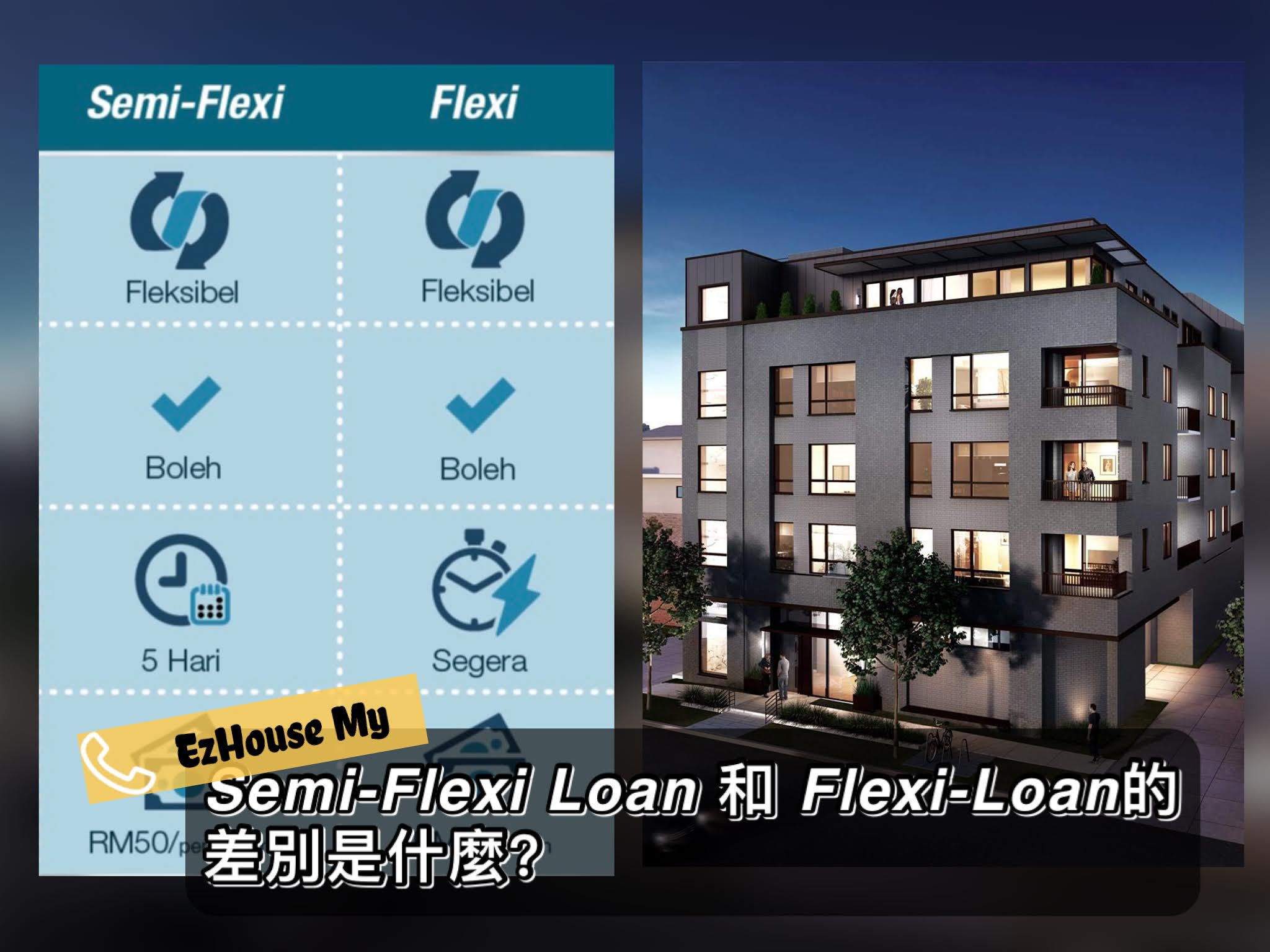 买房一定要知道的东西是什么？！什么是 Semi-Flexi Loan ？什么是 Full-Flexi Loan？哪种房屋贷款更适合你呢？
